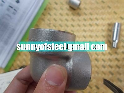 UNS N07718/2.4668 forged socket welding SW threaded pipe fittings fitting 