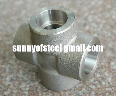 Alloy 800HT/Incoloy 800HT forged socket threaded elbow tee cap cross coupling