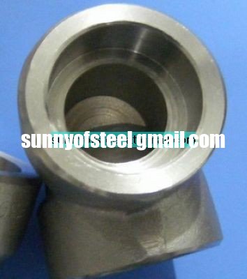 UNS N08825/2.4858 forged socket threaded elbow tee cap cross coupling