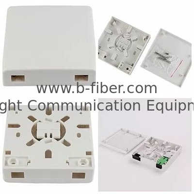 2 ports Mini fiber optic terminal box indoors