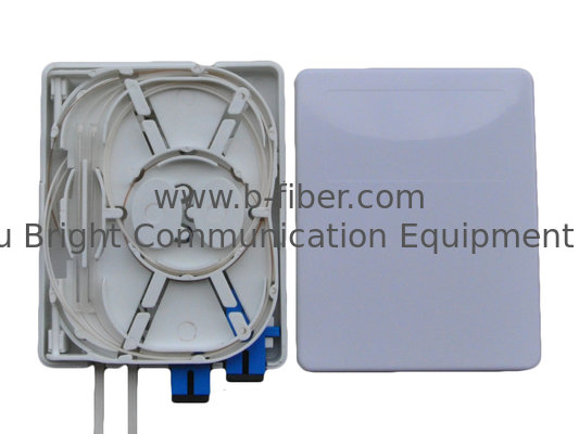 2 ports Mini fiber optic terminal box indoors