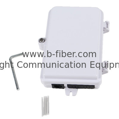 4 ports wall mount fiber optic terminal box FTTH box fiber outlet faceplate 4 ports indoor/outdoor IP65