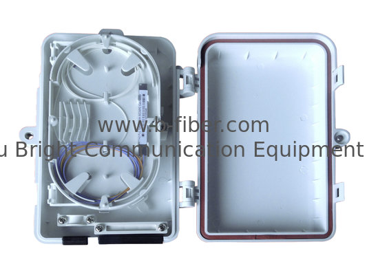 4 ports wall mount fiber optic terminal box FTTH box fiber outlet faceplate 4 ports indoor/outdoor IP65