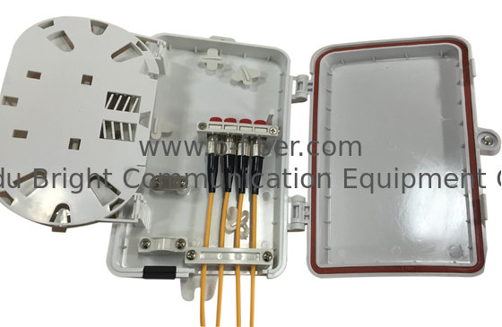 4 ports wall mount fiber optic terminal box FTTH box fiber outlet faceplate 4 ports indoor/outdoor IP65