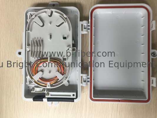 4 ports wall mount fiber optic terminal box FTTH box fiber outlet faceplate 4 ports indoor/outdoor IP65
