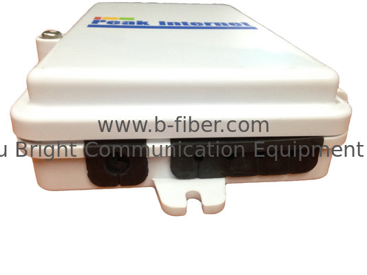 4 ports wall mount fiber optic terminal box FTTH box fiber outlet faceplate 4 ports indoor/outdoor IP65
