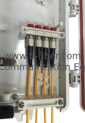 4 ports wall mount fiber optic terminal box FTTH box fiber outlet faceplate 4 ports indoor/outdoor IP65