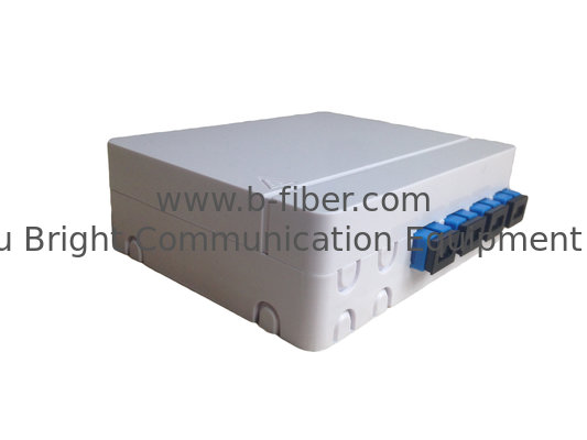4 ports Mini wall mount fiber optic terminal box FTTH box fiber outlet faceplate 4 ports indoor
