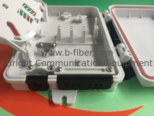 6 ports Mini wall mount fiber optic terminal box FTTH box fiber outlet faceplate 6 ports indoor