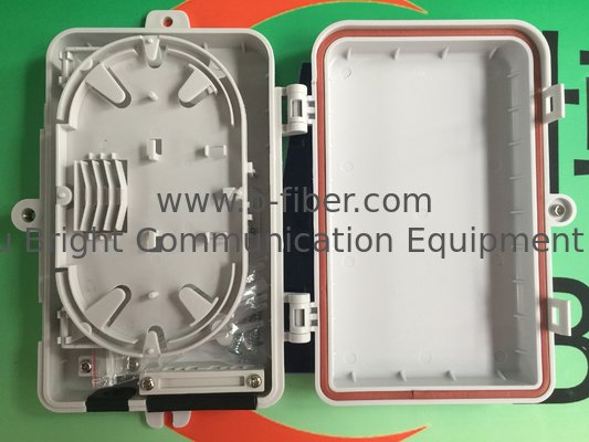 6 ports Mini wall mount fiber optic terminal box FTTH box fiber outlet faceplate 6 ports indoor