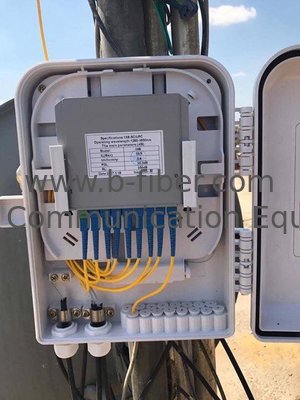 16 ports wall-mounted Pole-mounted fiber optic terminal box FTTH box fiber distribution box 12 ports indoor/outdoor