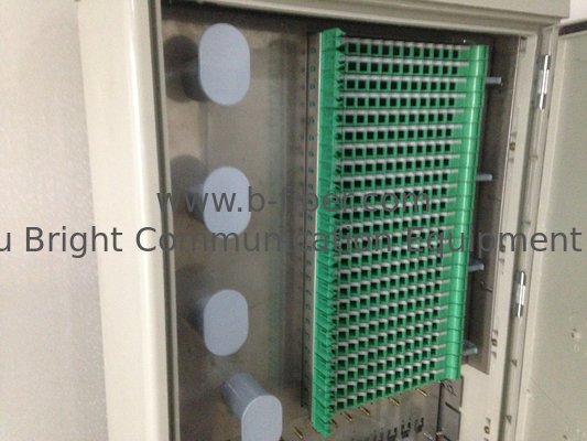 288 cores fiber optic interconnect cabinet street fiber cabinet/ SMC fiber optic interconnect cabinet 288 cores