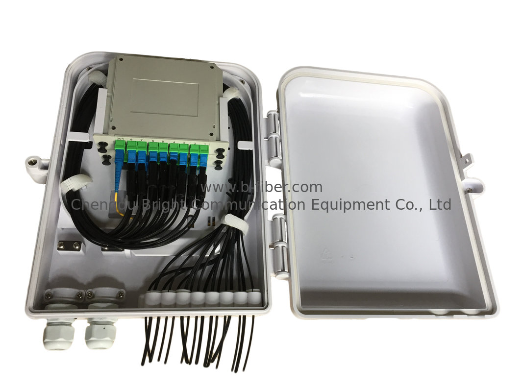 16 ports wall-mounted Pole-mounted fiber optic terminal box FTTH box fiber distribution box 12 ports indoor/outdoor