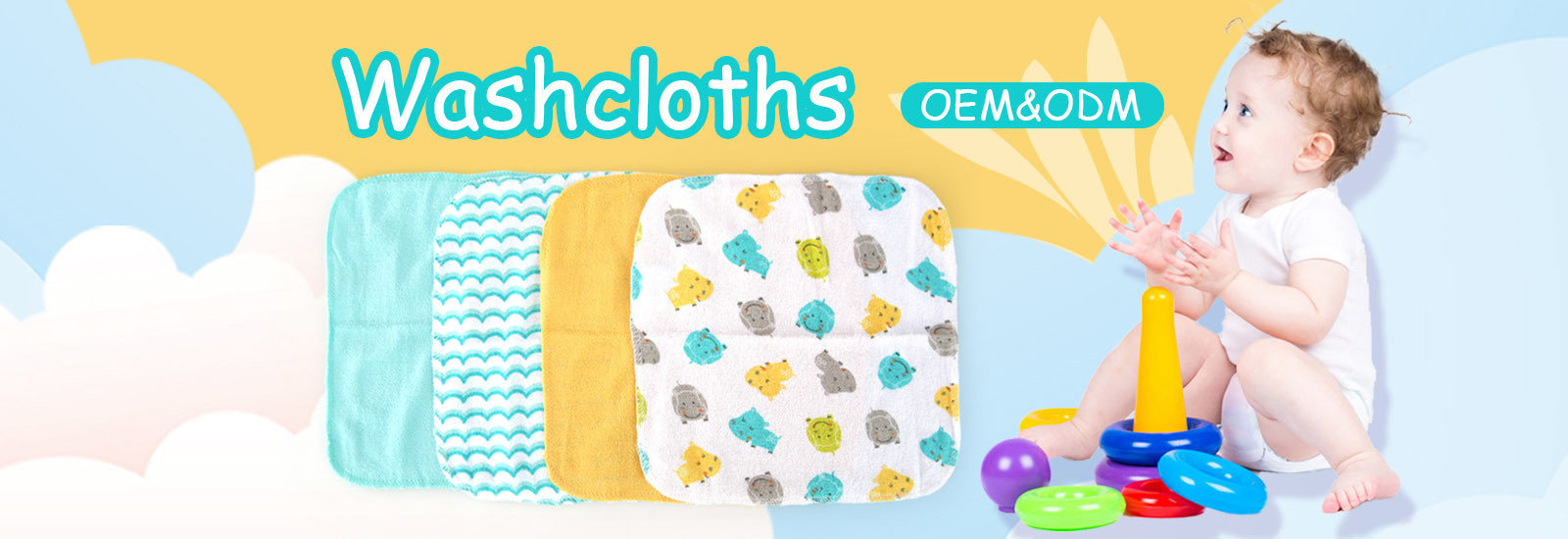 quality Baby Bath Washcloths factory