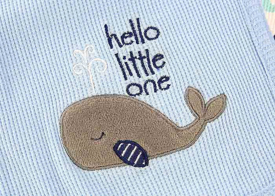 2pk Thermal Baby Blanket , 100% Cotton Baby Shawl Blanket Good Hygroscopicity