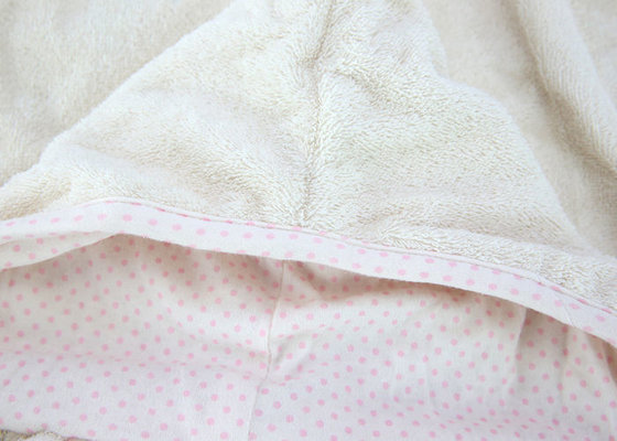 Cosy Woven Toddler Girl Bathrobe , 100% Baby Cotton Bathrobe Skin Friendly