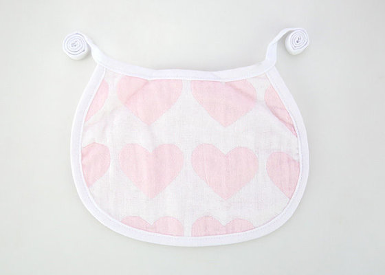 2pk Jacquard Infant Baby Feeding Bibs / Toddler Drool Bibs Healthy And Safe