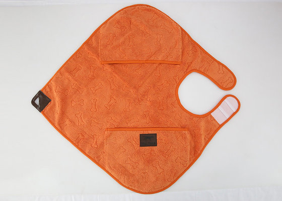 Lightweight Microfiber Pet Towel 88% Polyester / 12% Nylon No Shedding