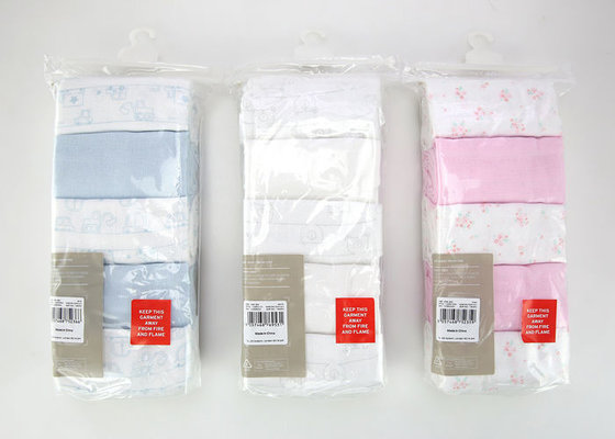 5pk Muslin Baby Cloth Diapers Cotton Nappies 140GSM 75x75cm Woven Absorb Fast