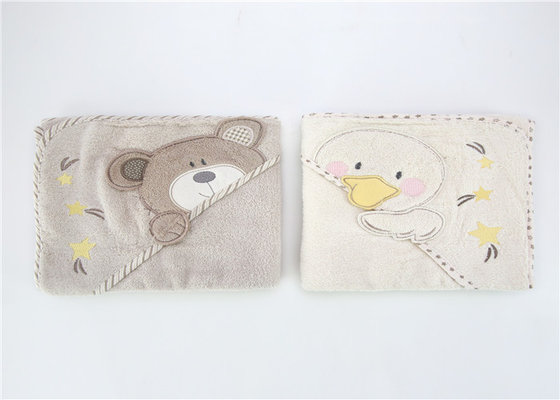 Sweat Absorbent Baby Receiving Blankets , Baby Boy Swaddle Blankets Grade A