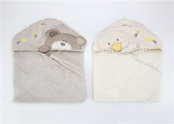Sweat Absorbent Baby Receiving Blankets , Baby Boy Swaddle Blankets Grade A