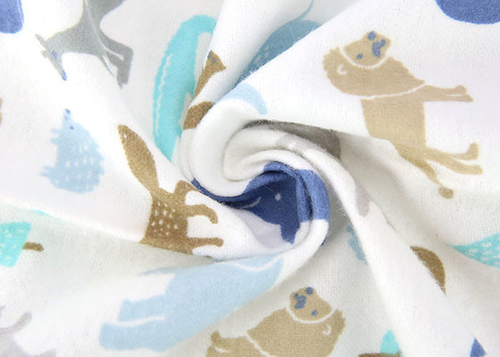 Multi Use Endurable Soft Baby Blankets Woven 100 Percent Cotton 30X40"