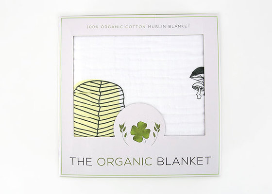 Trendy Cozy  Toddler Cotton Blanket , Lightweight Baby Blankets For Summer