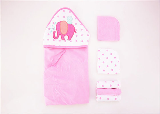 Lightweight Stretchy Baby Swaddle Blankets 80% Cotton 20% Polyester Low Cadium