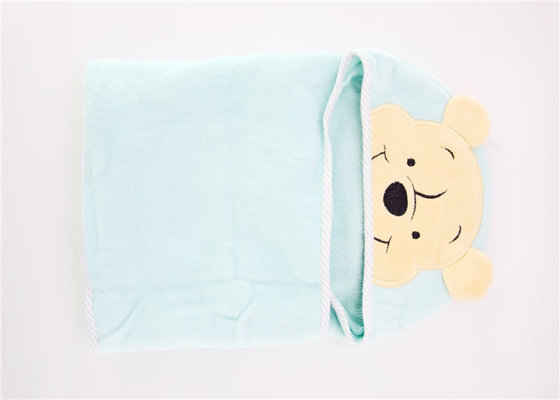 Velour Terry Breathable Unisex Swaddle Blanket , Sleeping Baby Swaddle Sheets
