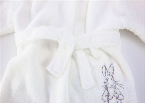 Fluffy Newborn Baby Bath Robes Towel Robe With Hood Super Absorbent