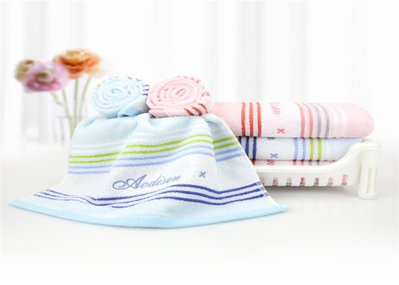 Exquisite Soft Baby Face Towel 34*74 Super Weather Ability Alkali Resistance