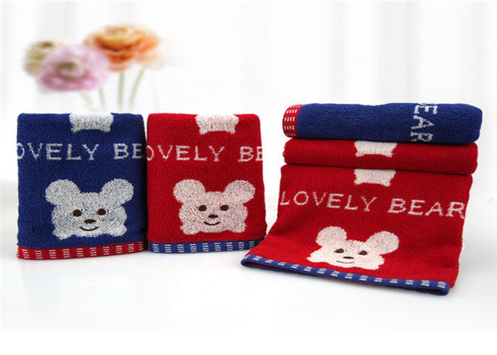 Pure Cotton Applique Baby Face Towel No Chemical Additive Ingredients