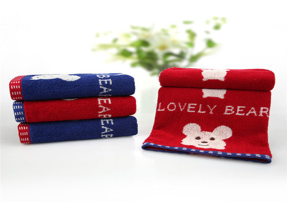 Pure Cotton Applique Baby Face Towel No Chemical Additive Ingredients