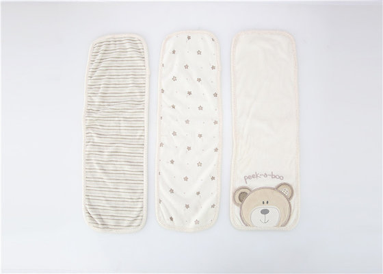 Skin Friendly Baby Burping Towels Newborn Burp Cloths 80% Cotton 20% Polyester