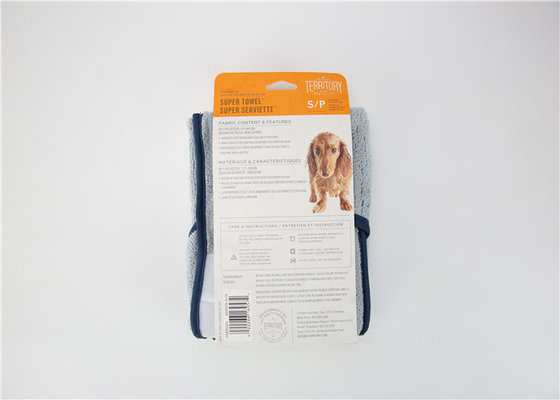 Thick Personalized Dog Bath Towels , Pet Drying Towel Good Air Permeability
