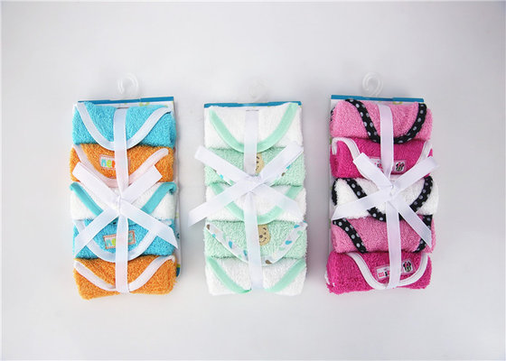 Color Magnet Baby Bath Washcloths 5pk Woven Washcloth 100% cotton