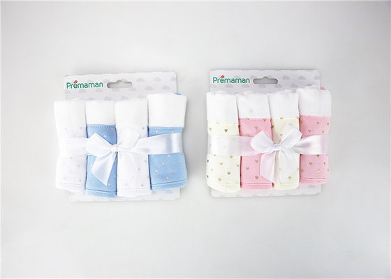100% Cotton Hand/ Face Towel Baby Bath Washcloths 4pk Velour Washcloth