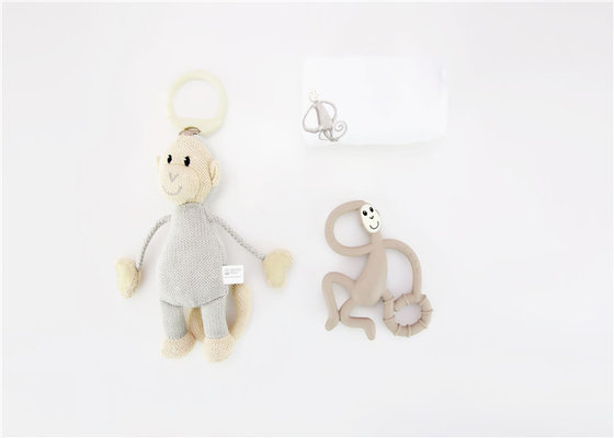 Personalized Soft Baby Blankets Hanging Teething Toy 70X70cm Size AZO Free