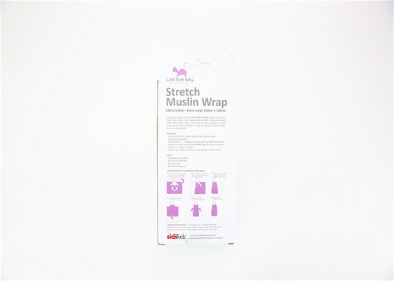 Four Layers Stretchy Swaddle Blankets , Extra Large Swaddle Blankets 120X120cm
