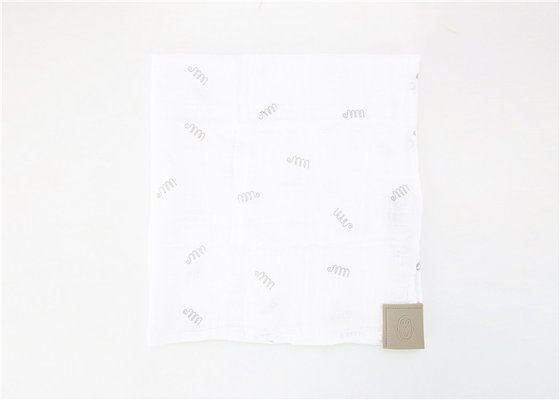 100% Organic Cotton Baby Blankets , Infant Baby Blankets 3PK Four Layers Of Screen