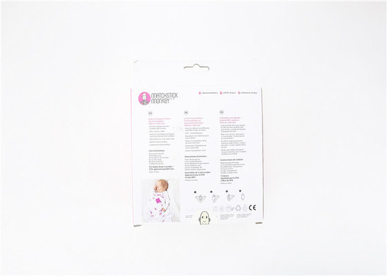 Multipurpose Large Baby Swaddle Blankets Breathable Two Layers 120X120cm