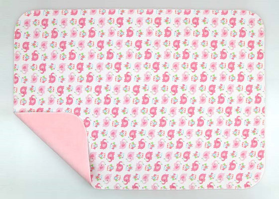 Wipeable Non Toxic Baby Changing Pad Fold Up Changing Mat PE Waterproof Layer
