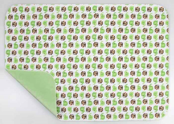 Wipeable Non Toxic Baby Changing Pad Fold Up Changing Mat PE Waterproof Layer