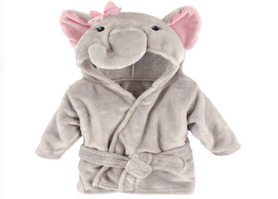 Funky Toddler Boy Bathrobe , 3-24M Infant Baby Boy Robe Environmently Material