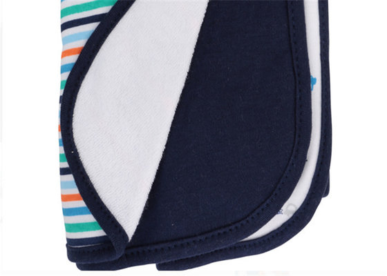 Lightweight Newborn Baby Burping Towels Assorted Lined Terry Cloth Burp Rags
