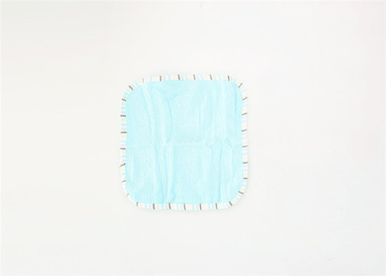 Pure cotton Fabric Baby Bath Washcloths Breathable Suitable Dry 9x9"