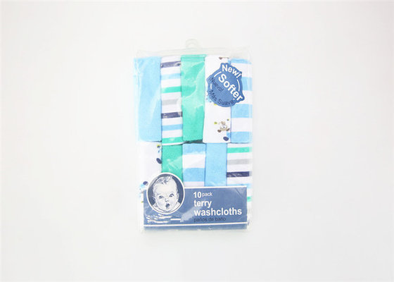 Good Water Absorption Baby Bath Washcloths 80% Cotton 20% Polyester