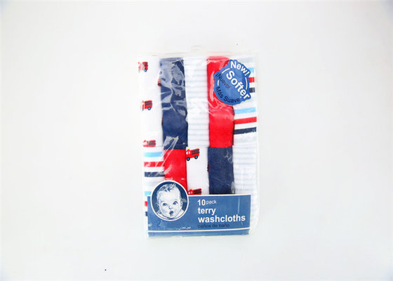 10pk Knit Washcltoh Bath Washcloths 100% Cotton Various Color Baby 200G