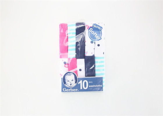 Super Absorbent Baby Bath Washcloths Skin Friendly Wipe Towel 9x9" Size