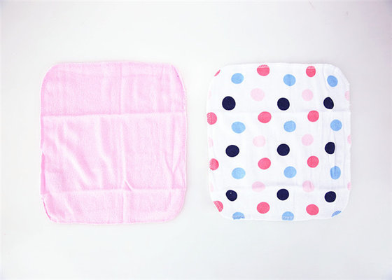 Little Boy And Girl Baby Bath Washcloths 80% Cotton 20% Polyester Material
